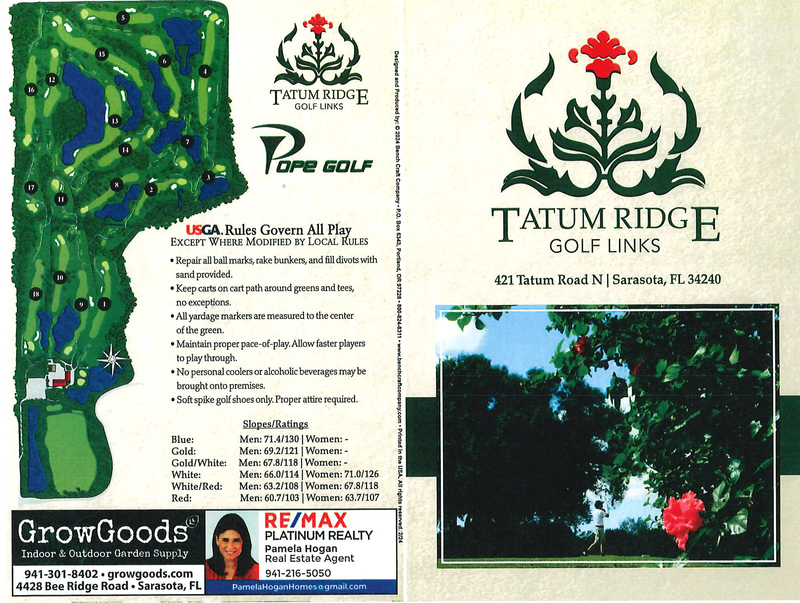 Book A Tee Time - Tatum Ridge Golf Links